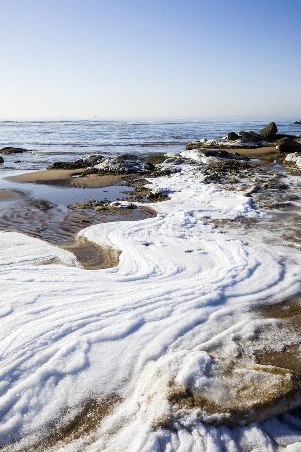 Winter seaside scenery stock photo. Image of travel - 172195922