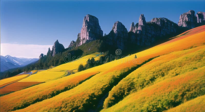 Winter Season is Back Nature Landscape Ai Generated Stock Illustration ...