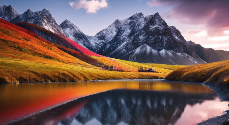 Winter Season is Back Nature Landscape Ai Generated Stock Illustration ...