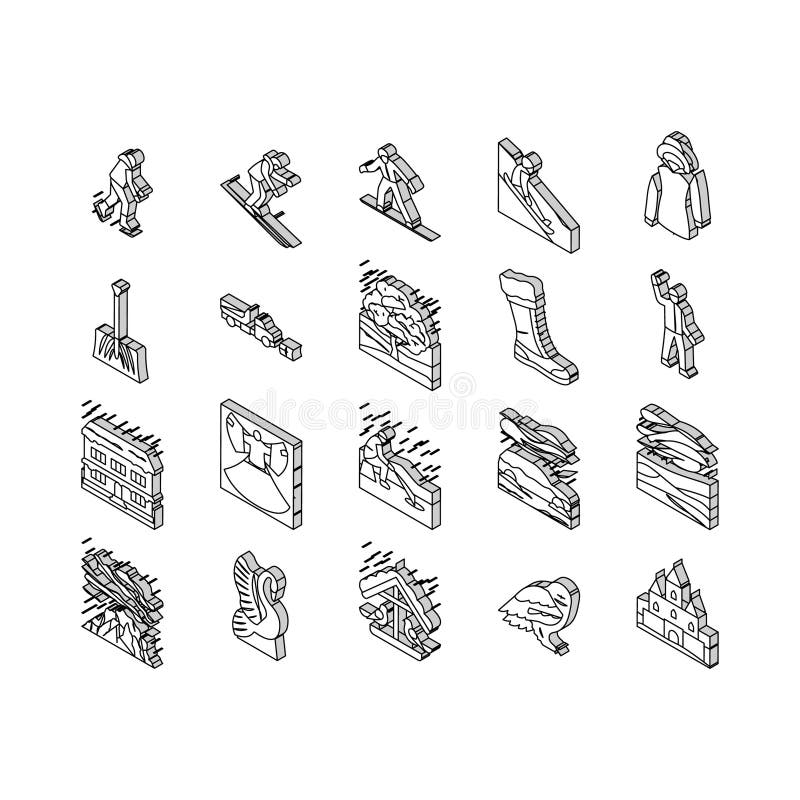Winter Season Snow Cold Holiday Isometric Icons Set Vector Stock Vector ... Winter Season Snow Cold Holiday Isometric Icons Set Vector Stock Vector ...