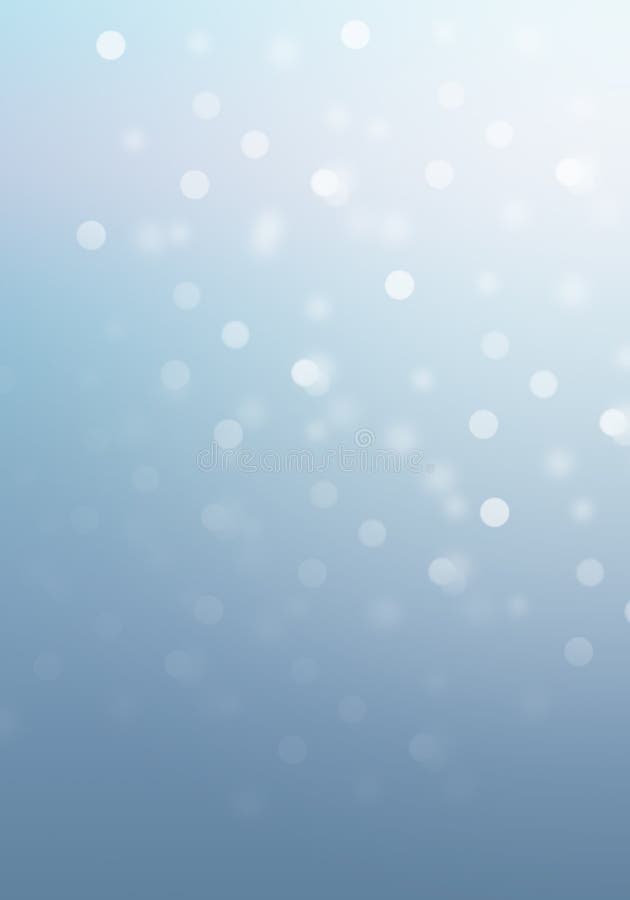 Winter Seasonal Bokeh Background. Blue Sky Bokeh Light Backgrounds Stock Illustration ...