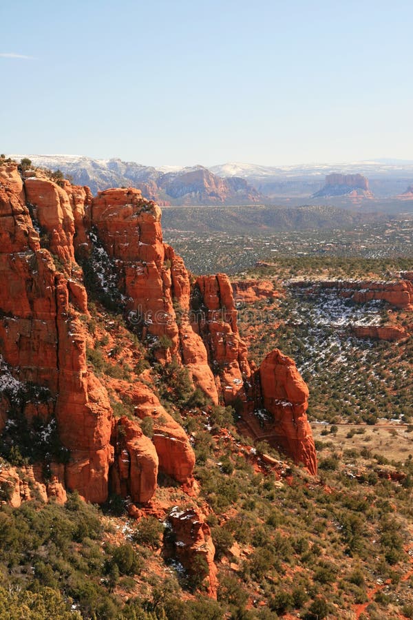Sedona Arizona Mountain Desert Landscape Stock Photo - Image of blue ...