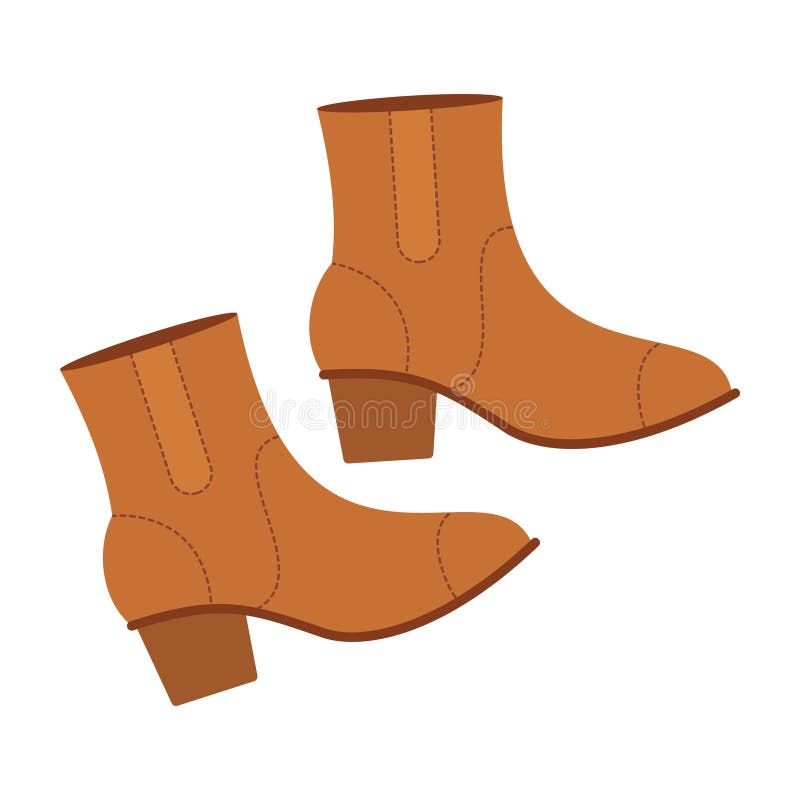 Winter Shoes and Boots Vector Flat Illustration Stock Vector ...