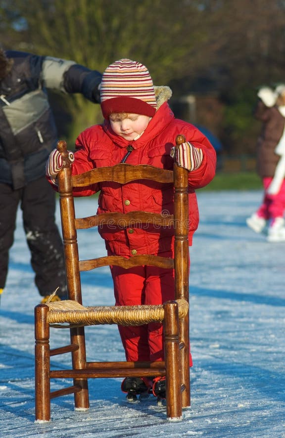 Winter skating stock photo. Image of chair, small, steady - 7590692