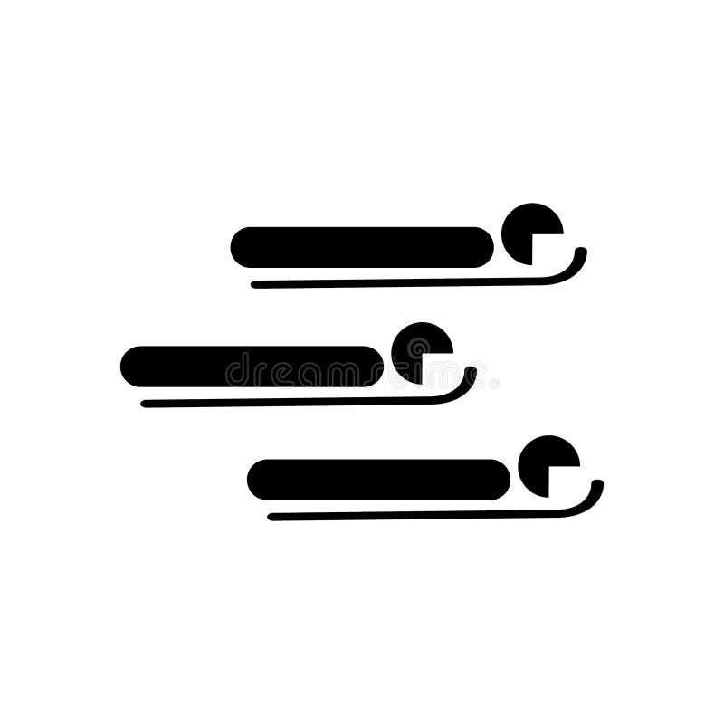 Winter Skeleton Sport Vector Icons Stock Vector - Illustration of ...