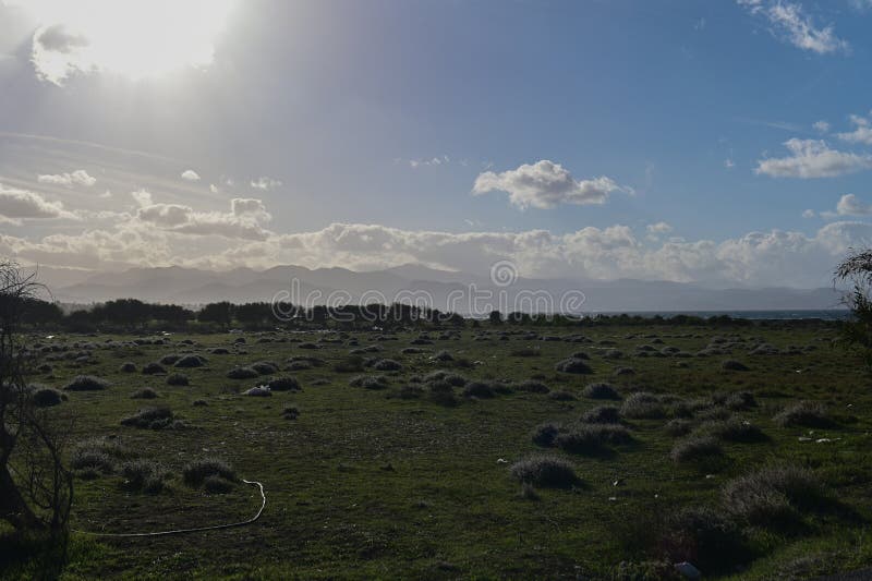 Winter Sky with Clouds in North Cyprus 1 Stock Photo - Image of green ...