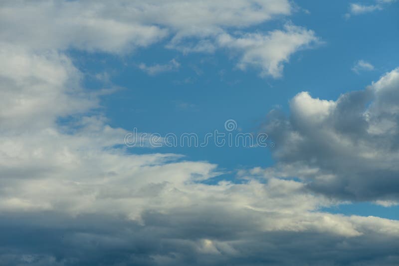 Winter Sky during the Day in Cyprus 2 Stock Image - Image of cloud ...