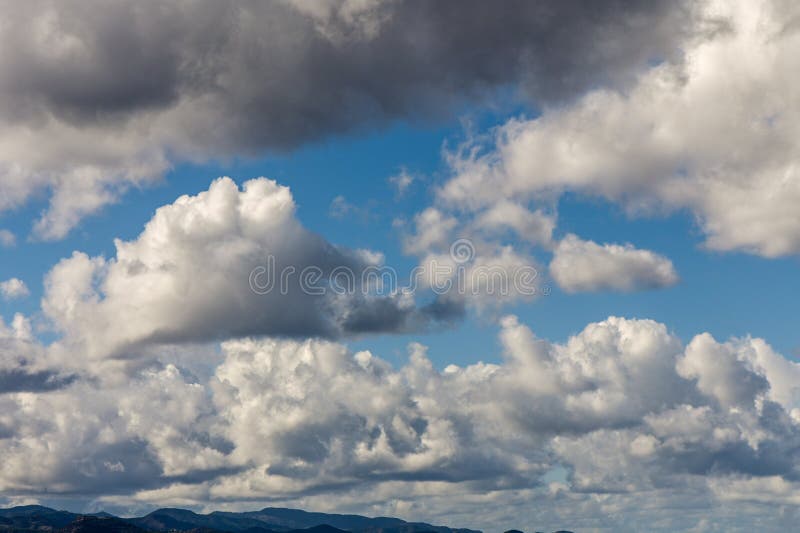 Winter Sky during the Day in Winter in Cyprus 3 Stock Image - Image of ...