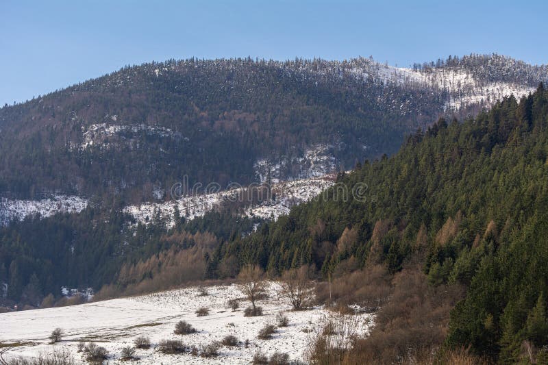 Winter in the Slovak Tatra Mountains Full of Snow. Stock Photo - Image ...