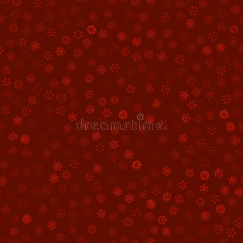Winter Snow Christmas Seamless Pattern Stock Illustration ...