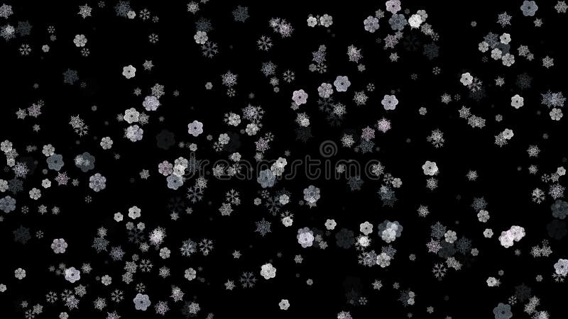Winter Snow Flake Abstract Background Stock Illustration - Illustration ...