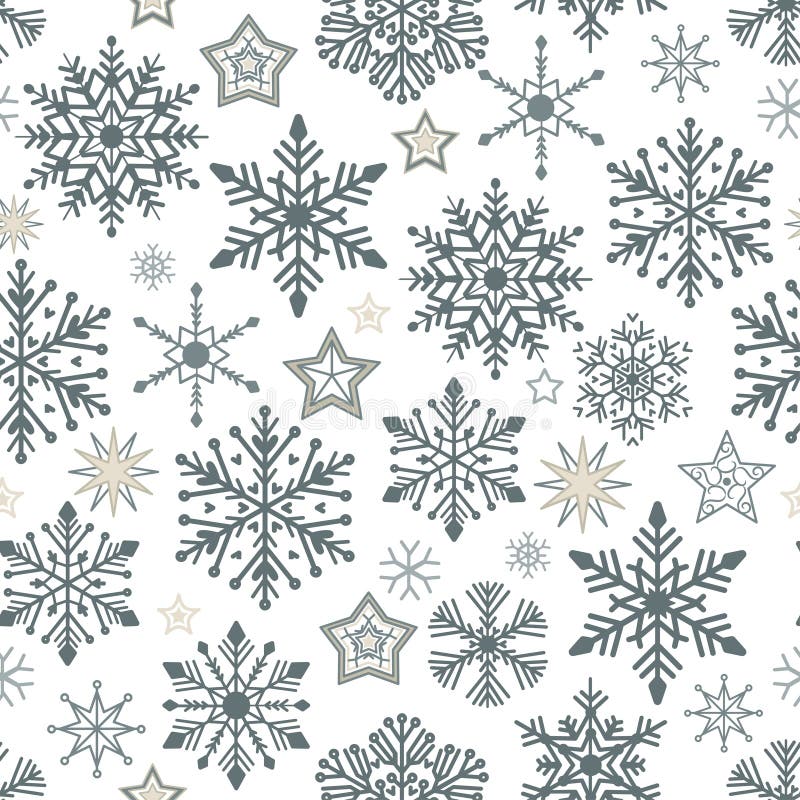 Snow Pattern on Black Background. Vector Illustration. Stock Vector ...