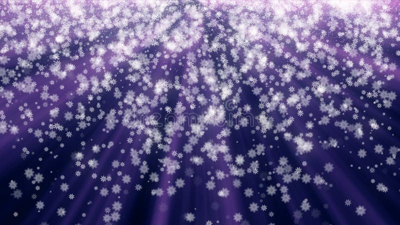 Winter Snow Flakes Fall Down Stock Image - Image of black, holiday ...
