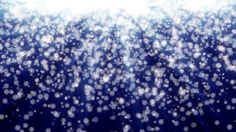 Winter Snow Flakes Fall Down Stock Image - Image of blue, snowstorm ...