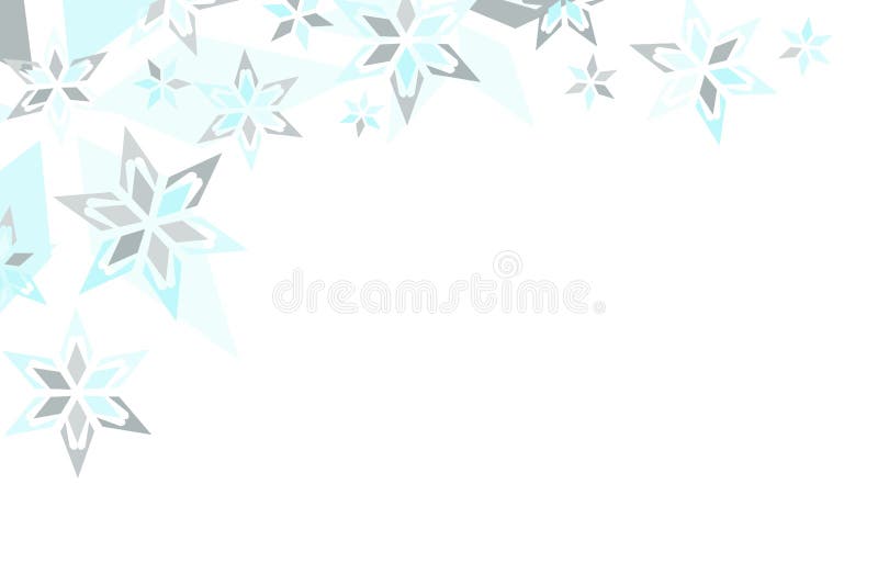 Winter Snow Frame for Text. Vector Illustration. Stock Vector ...