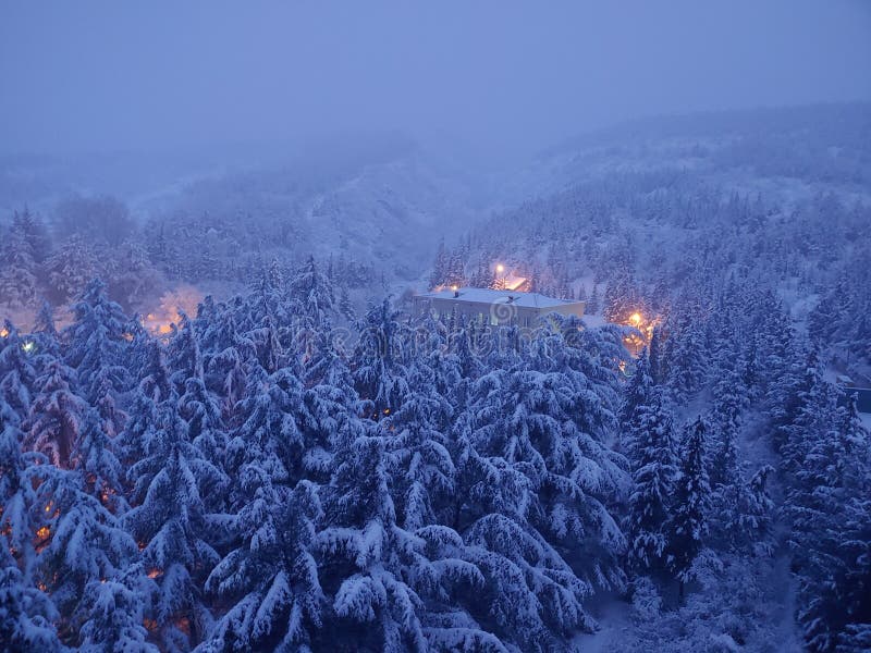 Winter snow morning stock image. Image of nature, ridge - 243762961