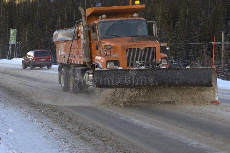 Winter snow plow stock image. Image of colorado, winter - 13509495