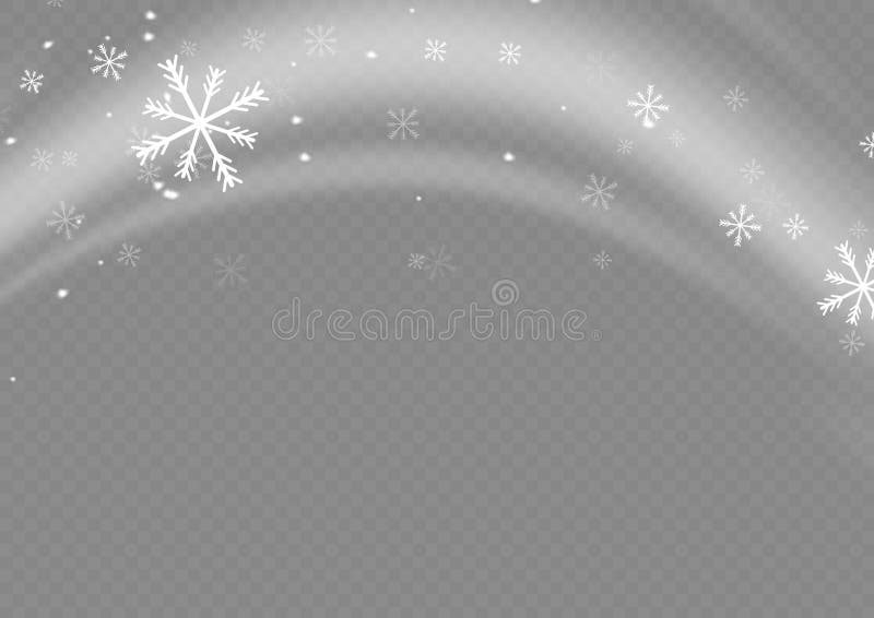 Winter Snow Wind, Fog, White Gradient Decorative Stock Vector ...