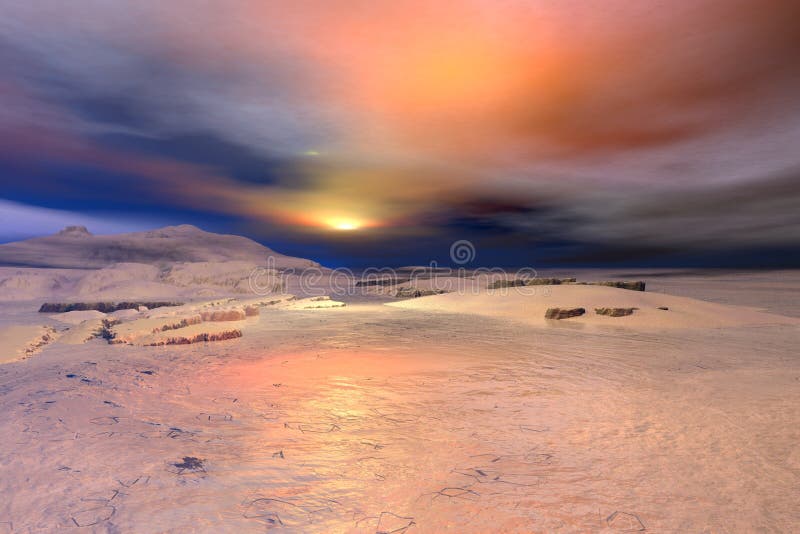 Winter Snowscape - 3 stock illustration. Illustration of vivid - 7069936