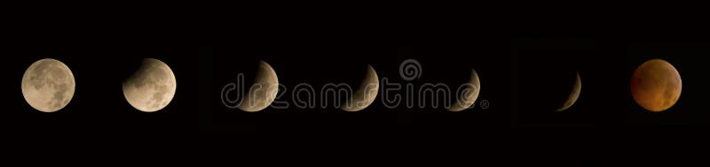Winter Solstice Lunar Eclipse 2010 Stock Photo - Image of winter ...