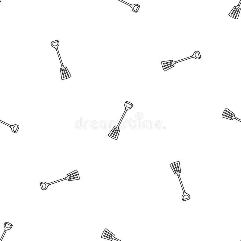 Winter Spade Pattern Seamless Vector Stock Vector - Illustration of ...