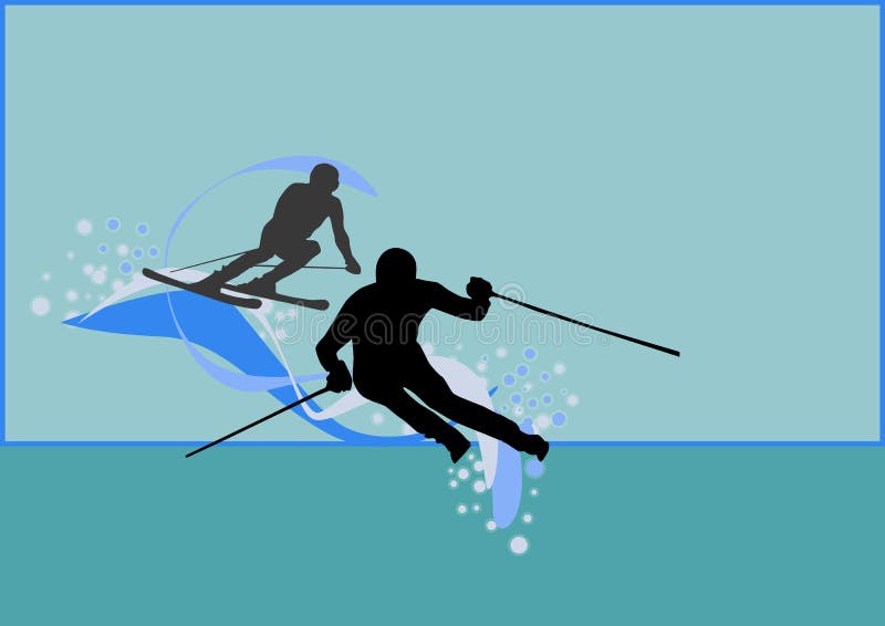 Winter sport background stock illustration. Illustration of light ...