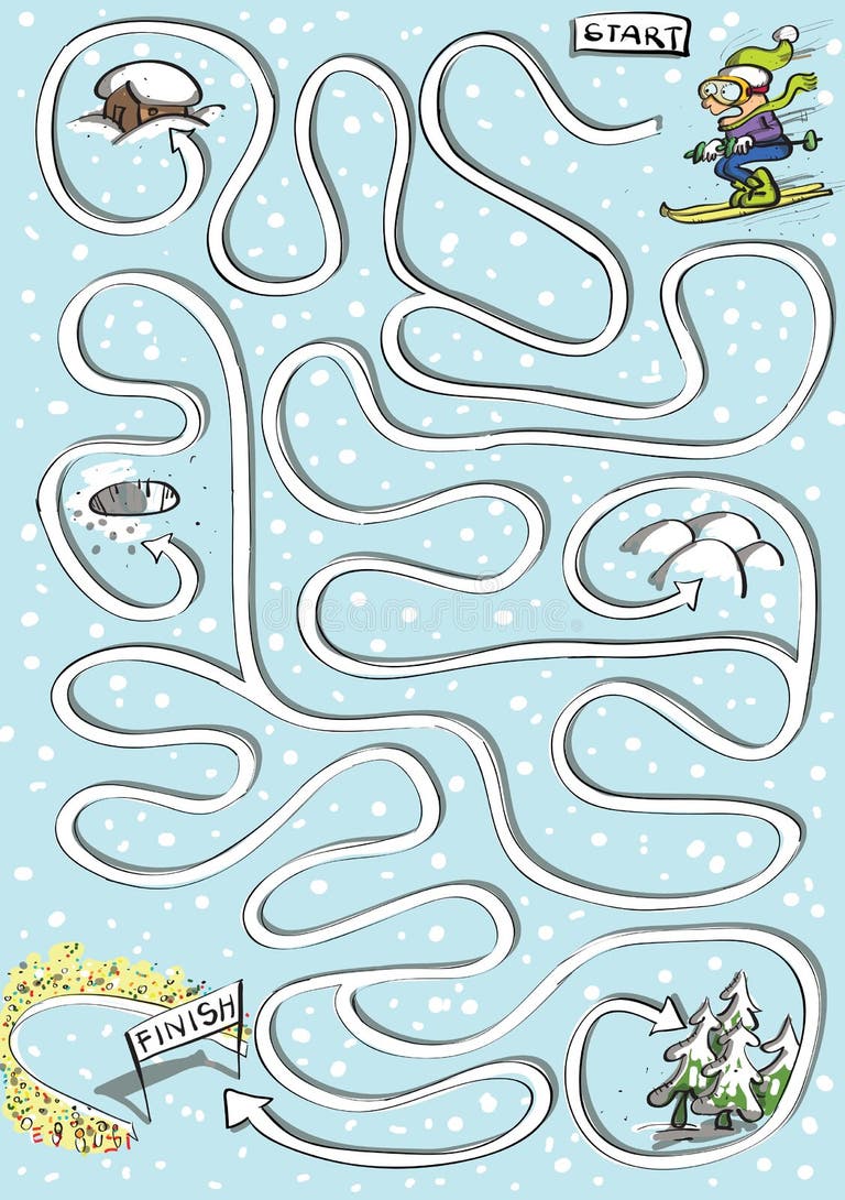 Ski Maze Stock Illustrations – 68 Ski Maze Stock Illustrations, Vectors ...