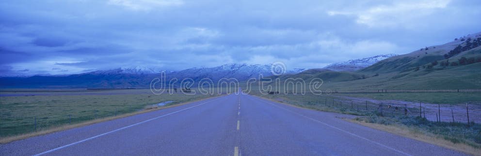 Winter storm stock photo. Image of nature, covered, highway - 23173678