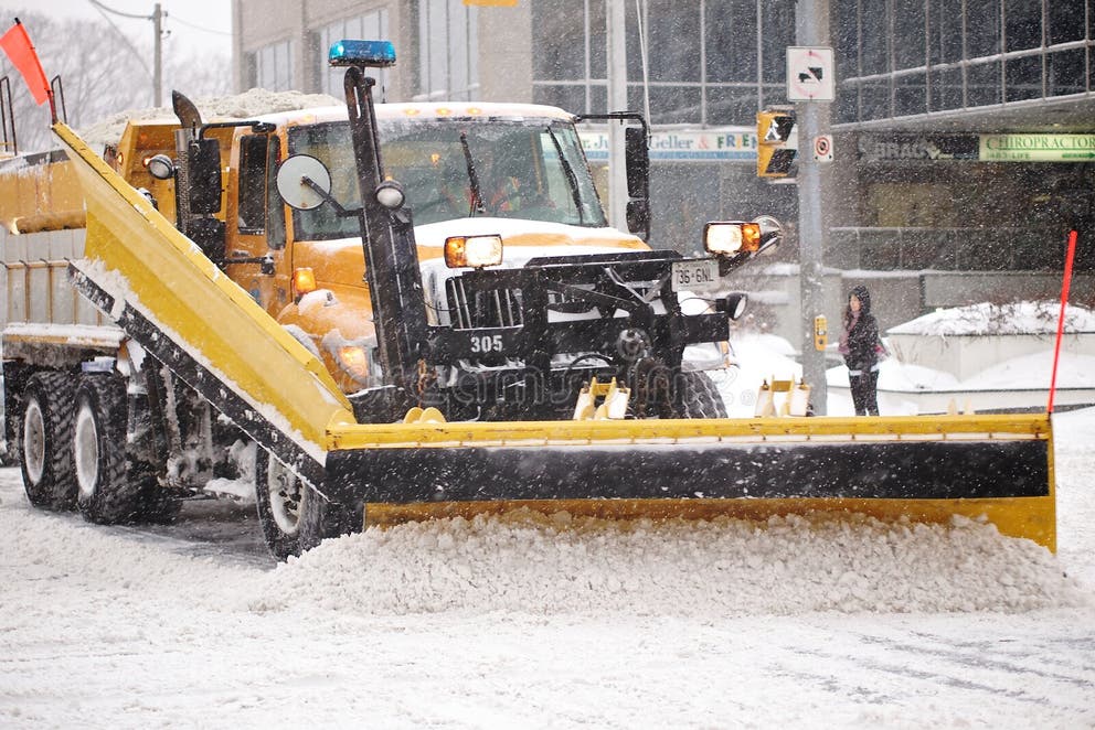 Winter storm hits Toronto editorial stock photo. Image of pedestrian ...