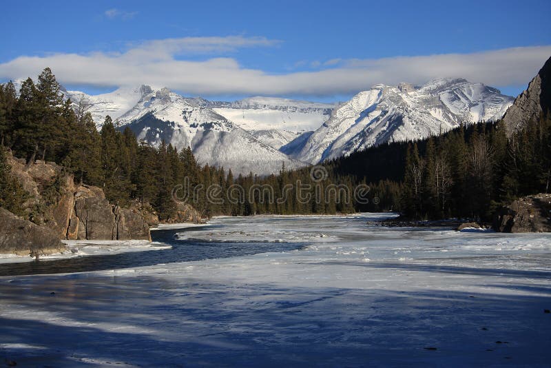 Winter Stream stock photo. Image of landscape, environment - 23316918