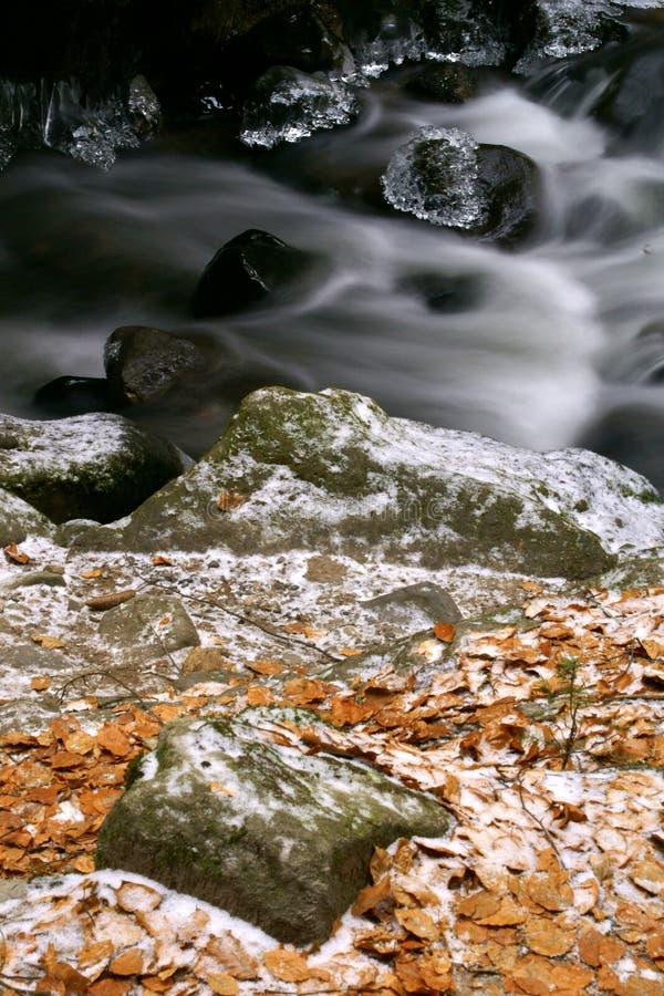 Ripples and Reflections in a Pebbled Stream Stock Image - Image of ...