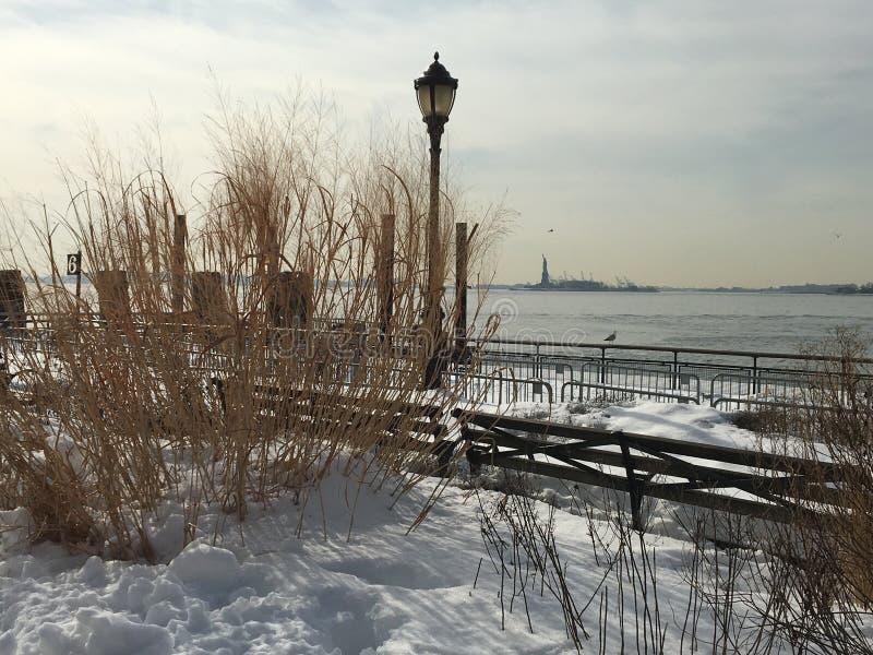 Winter Stroll stock image. Image of liberty, walk, park - 72657001