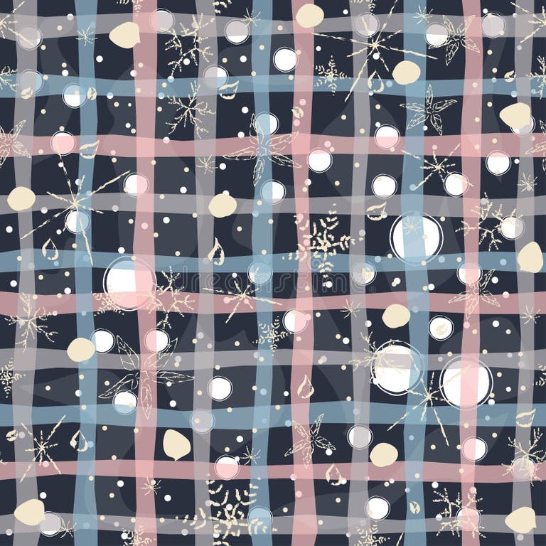 Winter Subtle Seamless Background Stock Illustration - Illustration of ...