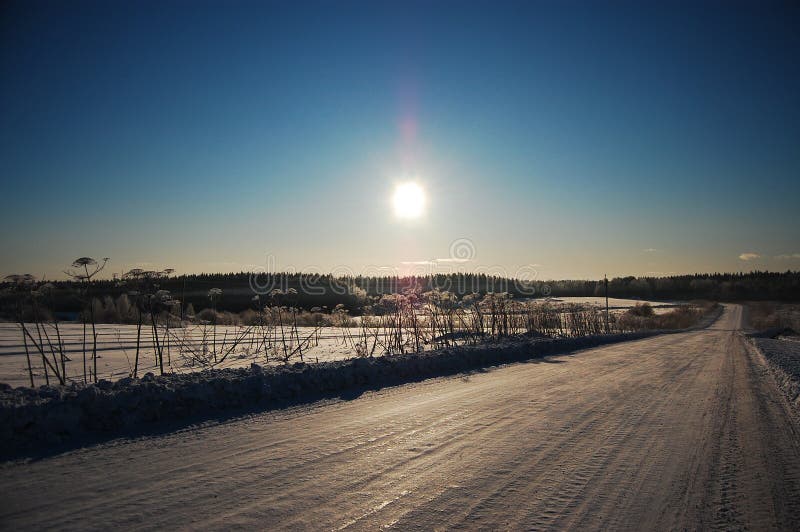Winter sun stock photo. Image of winter, wonderful, frozen - 13157696