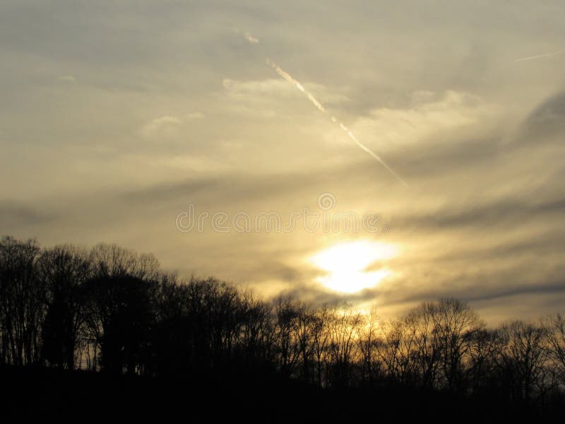 160 Jet Stream Sunset Sky Stock Photos - Free & Royalty-Free Stock ...