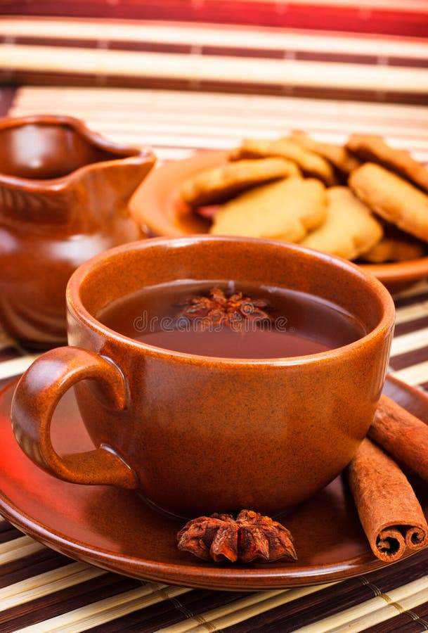 Winter Tea stock image. Image of cinnamon, kettle, exotic - 18451333