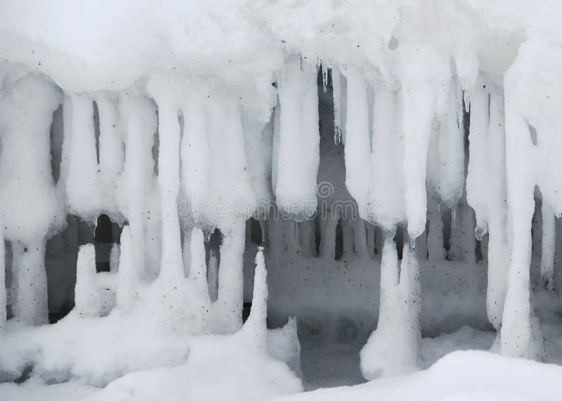 Winter teeth stock image. Image of nature, stalactites - 81277223