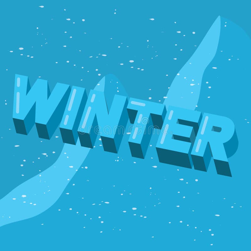 Winter Text Brush Lettering and Boots with Heart on Watercolor ...