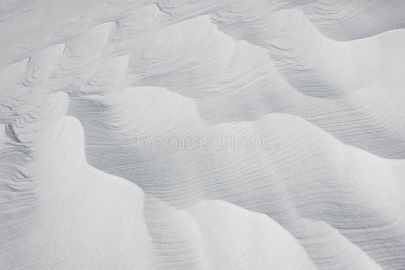Winter Textures. Details of the Shapes that Winter Creates from Snow ...