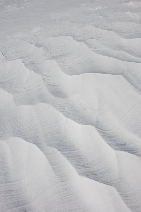 Winter Textures. Details of the Shapes that Winter Creates from Snow ...