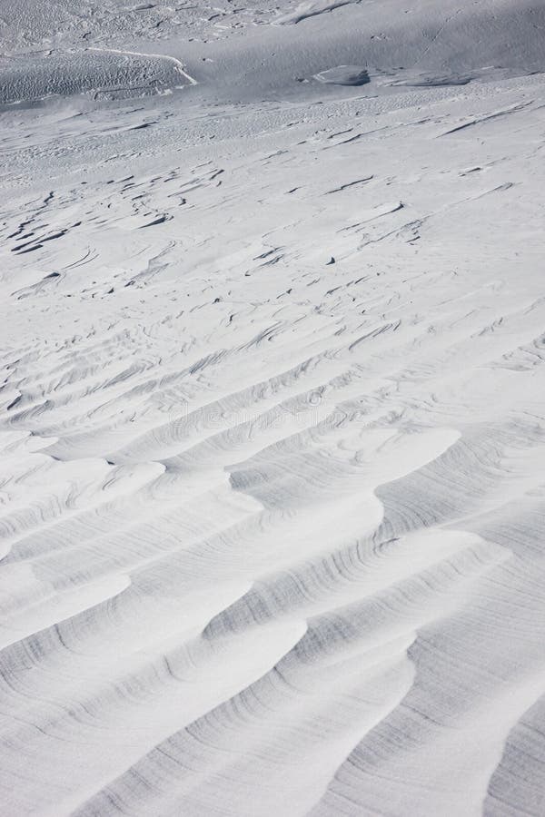 Winter Textures. Details of the Shapes that Winter Creates from Snow ...