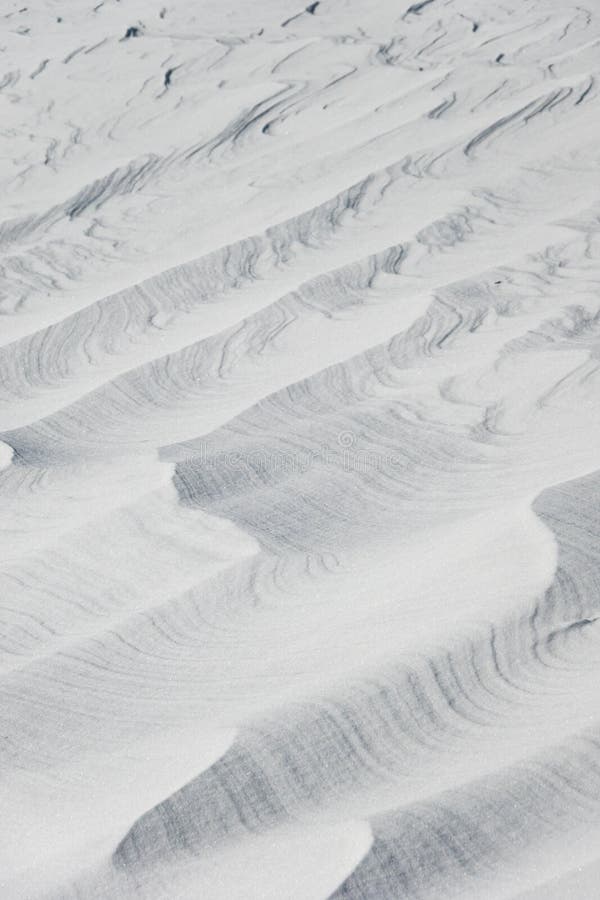 Winter Textures. Details of the Shapes that Winter Creates from Snow ...