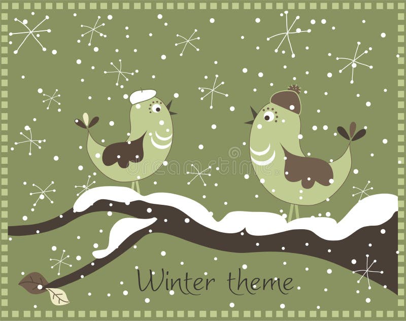 Winter theme stock vector. Illustration of christmas - 16223120