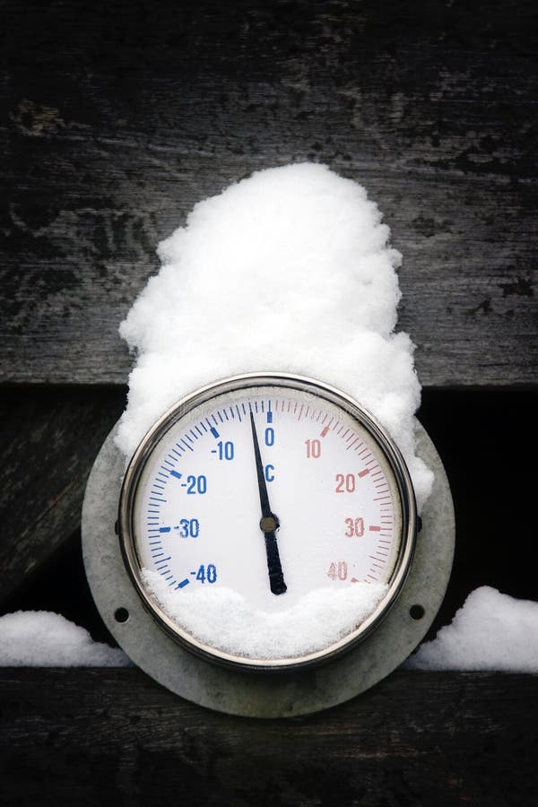 Winter thermometer outside stock image. Image of collect - 17701455
