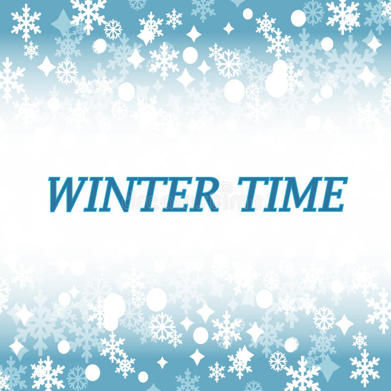 Winter Time Abstract Background Stock Vector - Illustration of fake ...