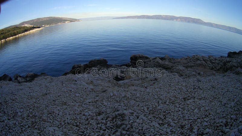 Man on the desert beach stock image. Image of winter - 84268081