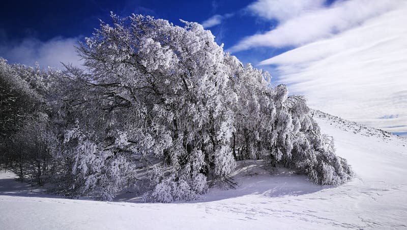 Winter time stock photo. Image of sicily, snow, time - 139283264