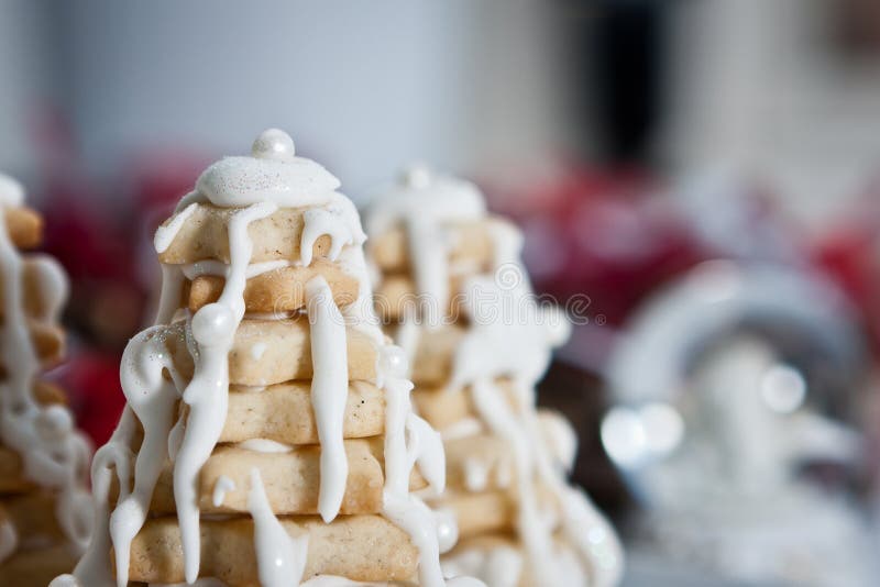 Winter tree cookies detail stock photo. Image of cookies - 22806518