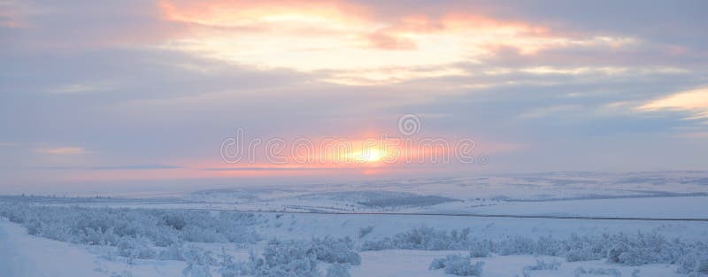 Winter tundra stock photo. Image of north, freezing, tundra - 27925366