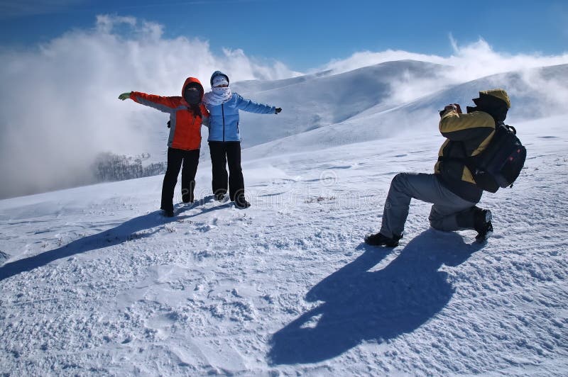 Winter vacation stock photo. Image of people, vacation - 22161358